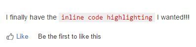 Updating Confluence to Do Inline Code Highlighting